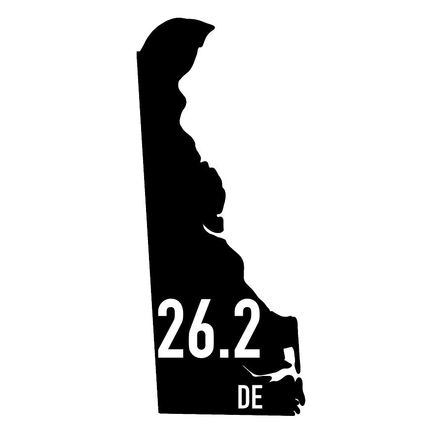 Delaware 26.2 Sticker or Magnet – Racessentials